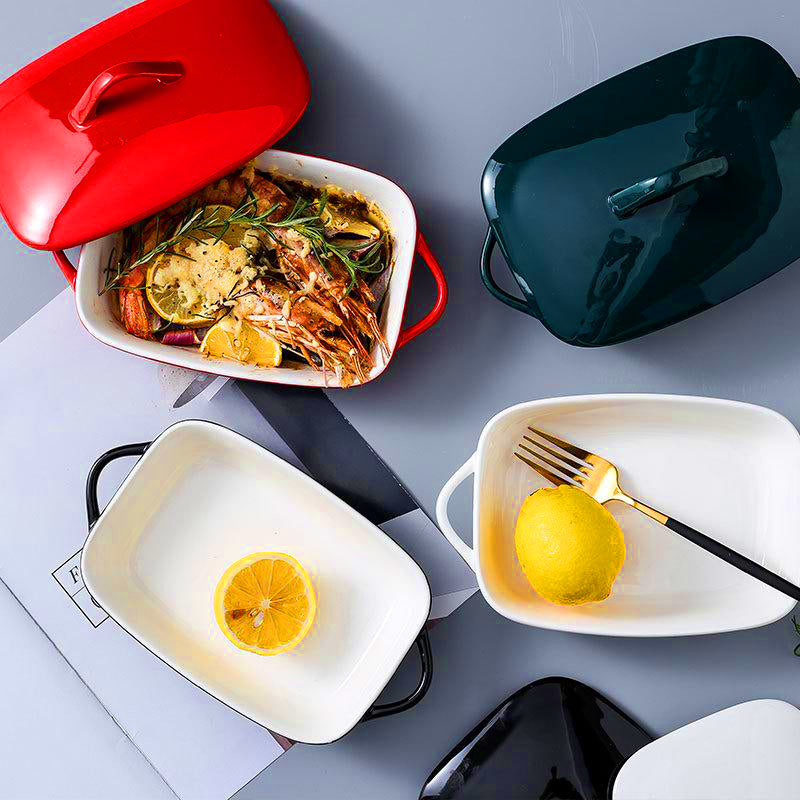 Baker Plate with Cover – The Brand Decò